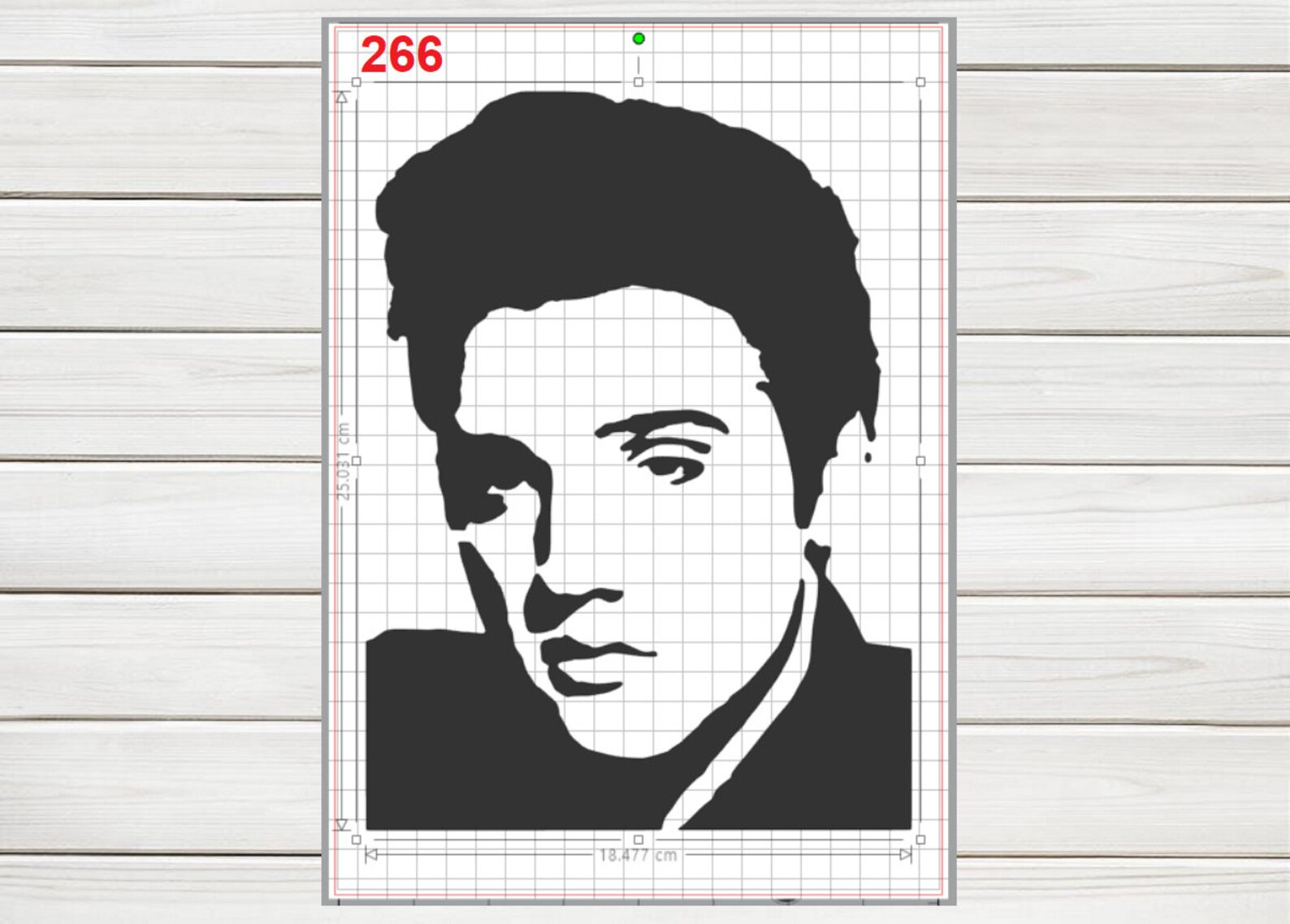 Elvis Presley Face Stencil Mylar Plastic 190mic A4 Sheet Size | Etsy