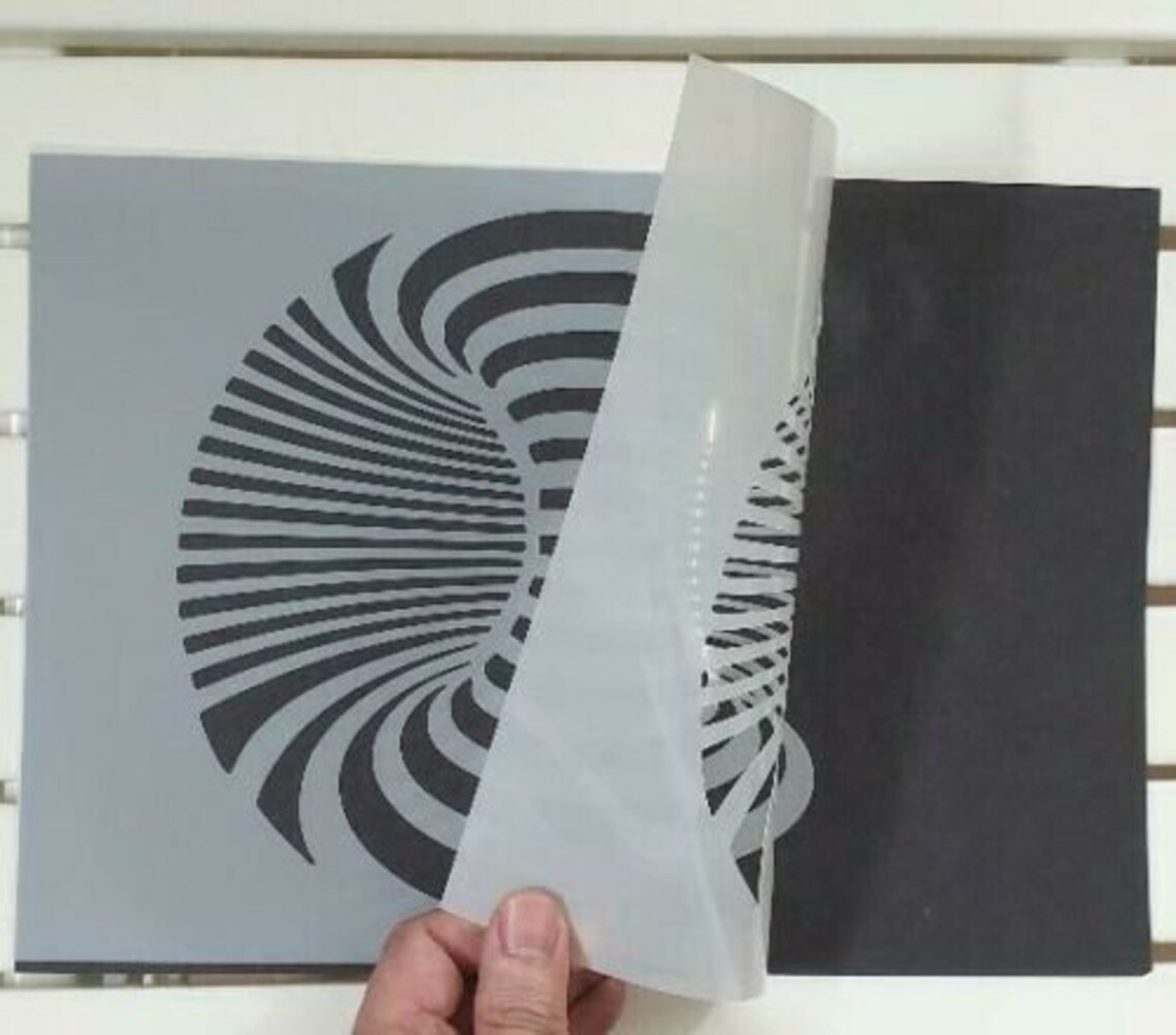 Tornado Spiral Optic Illusion Stencil Mylar Plastic 190mic A4 - Etsy