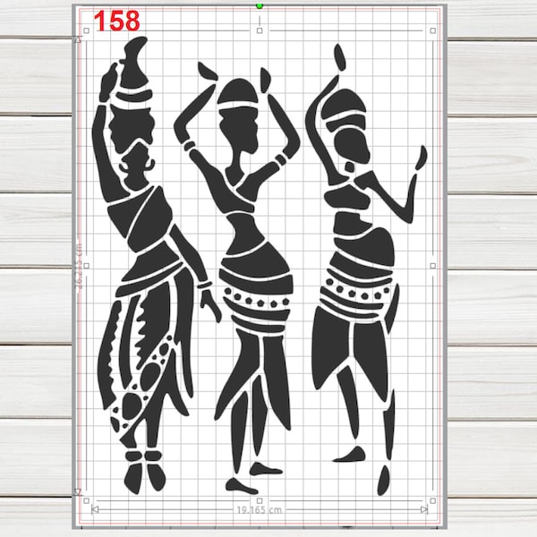 African Stencil - Etsy