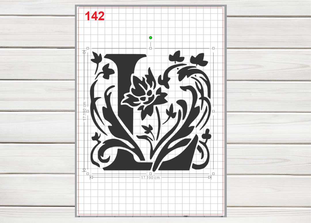 Beautiful Alphabet Letter L Stencil Mylar Plastic 190mic A4 - Etsy