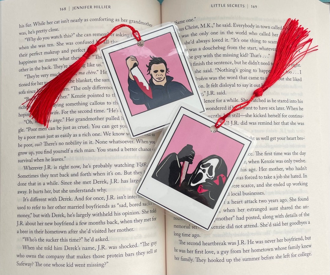 Horror Characters Two Bookmark Set Ghostface and Michael Myers - Etsy