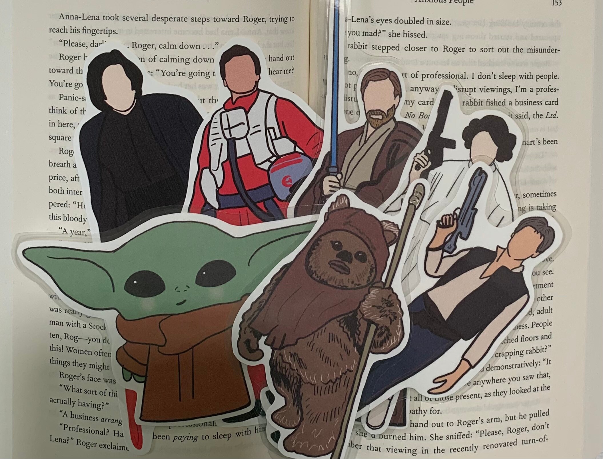 Wars Inspired Bookmarks | - Etsy