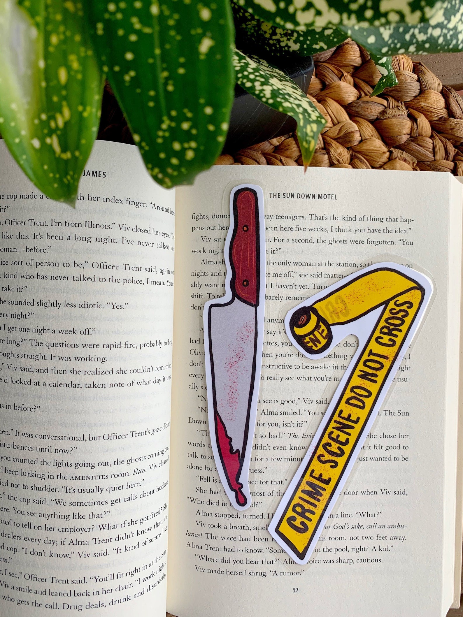 Crime Scene Bookmarks - Etsy
