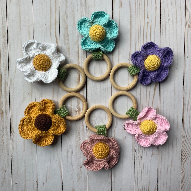 Flower Rattle - Etsy