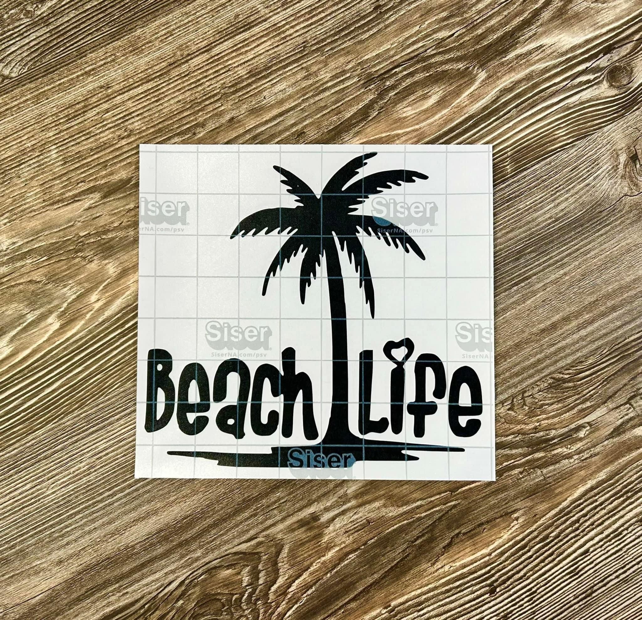 Beach Life Decal - Etsy