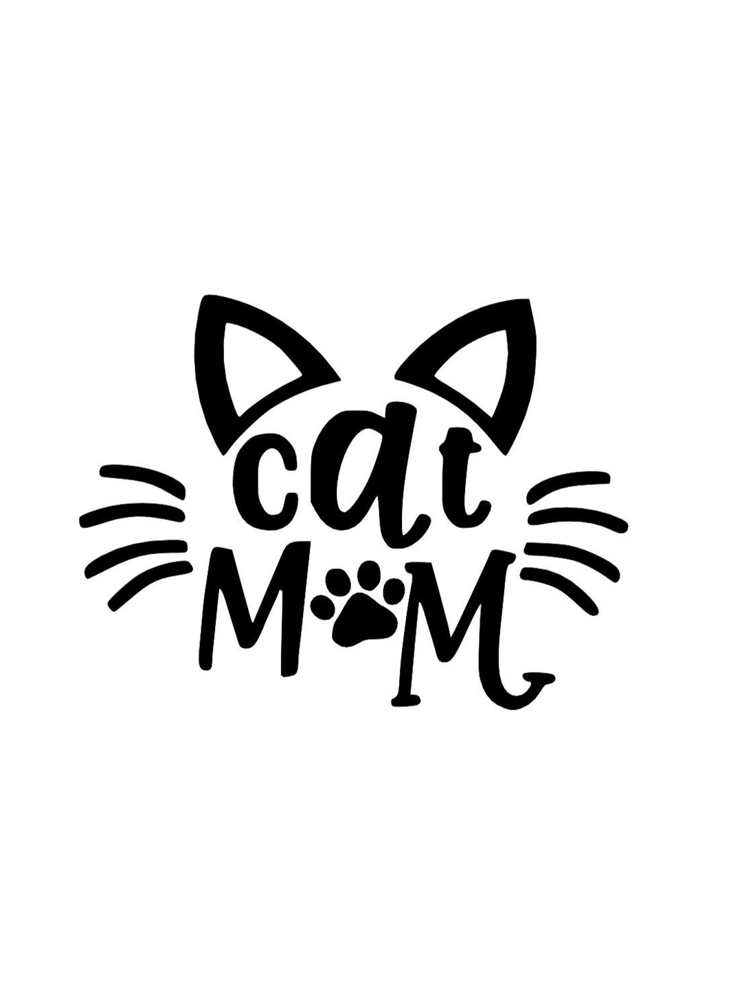 Cat Mom Decal - Etsy