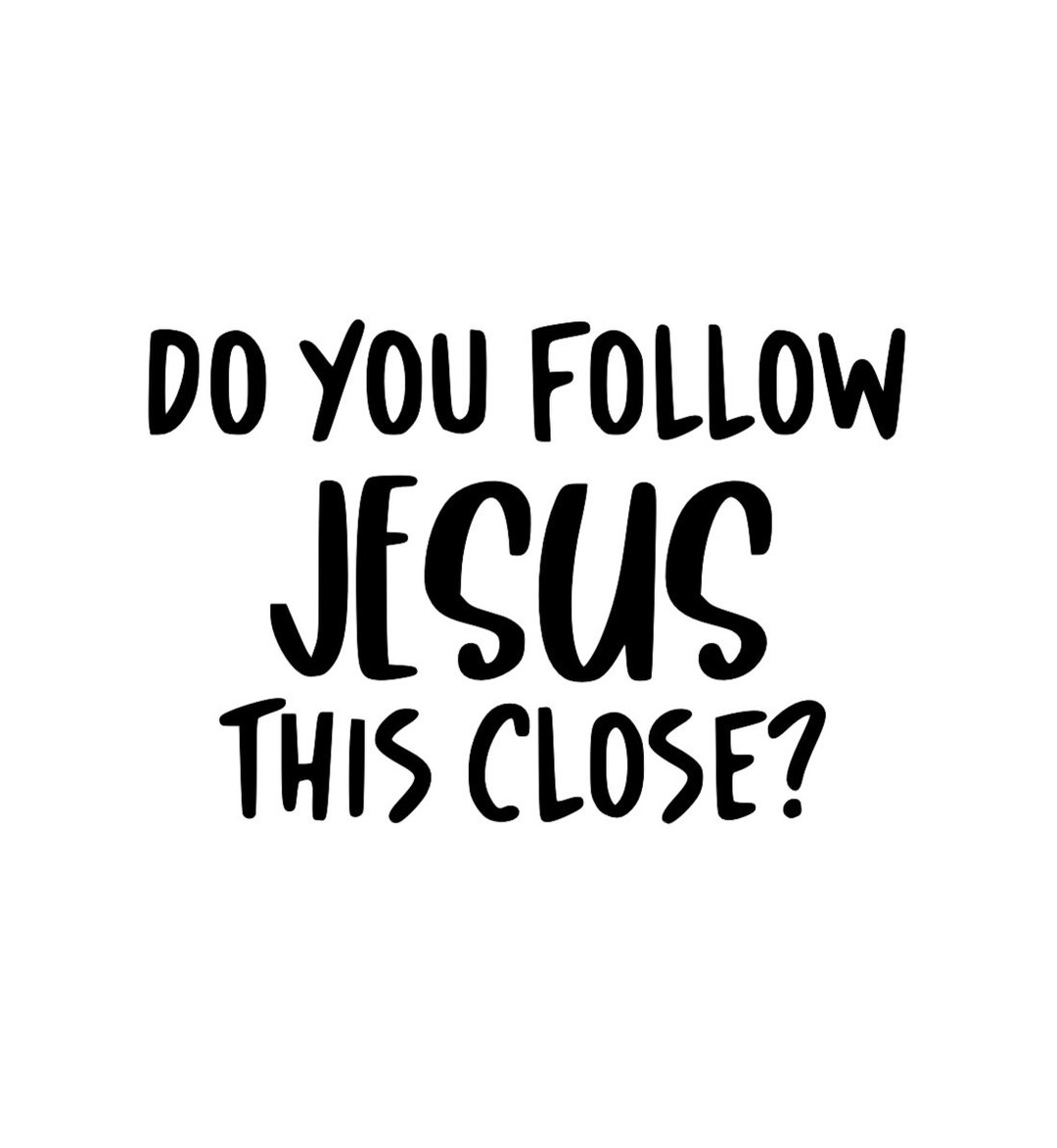 Do You Follow Jesus Decal - Etsy