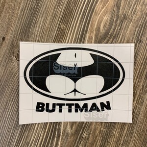 Buttman Decal - Etsy