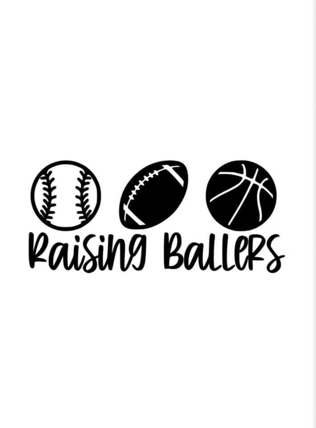 Raising Ballers Decal - Etsy