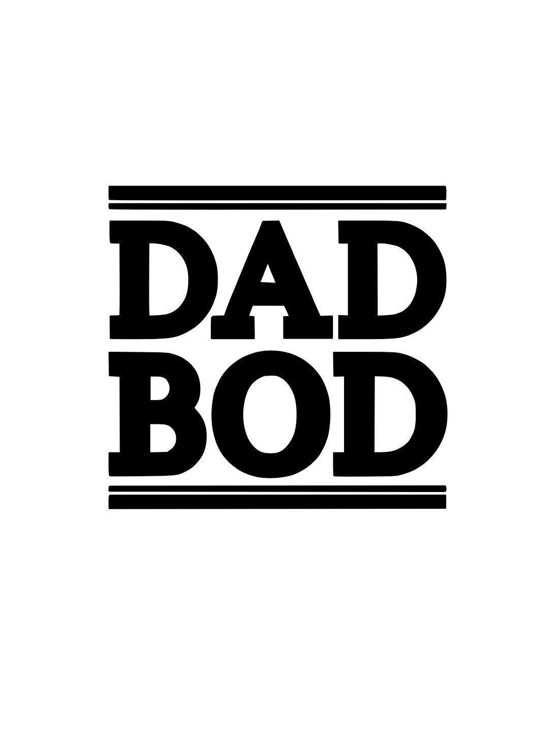 Dad Bod Decal - Etsy
