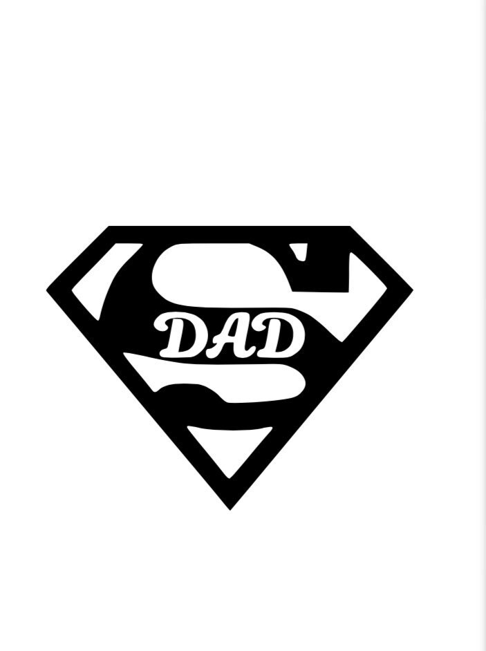 Super Dad Decal | Etsy