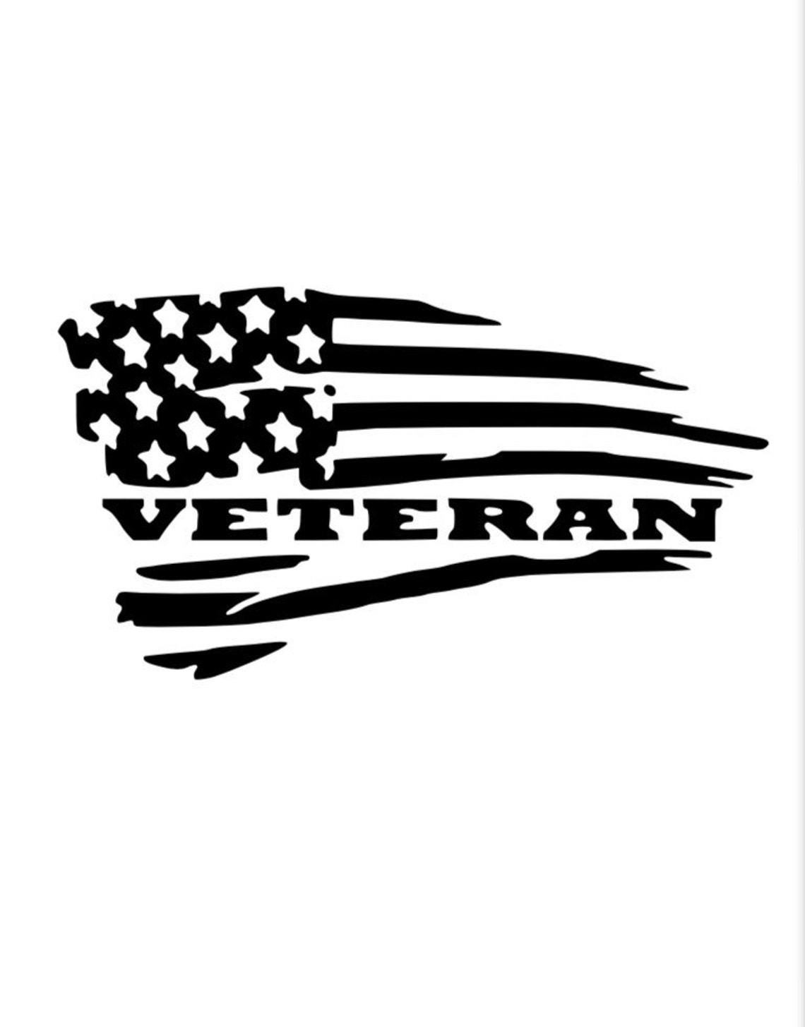USA Veteran Decal - Etsy