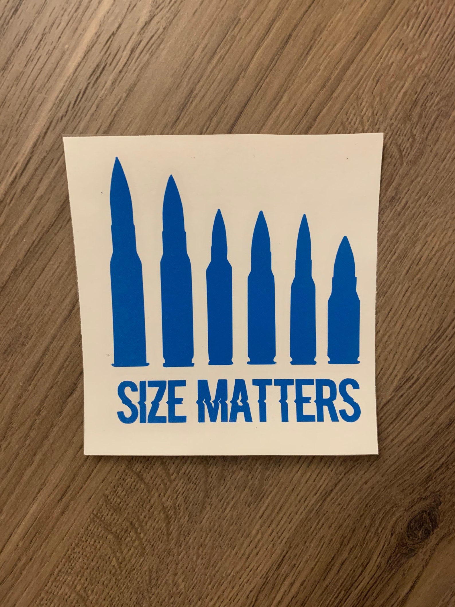 Size Matters Decal - Etsy