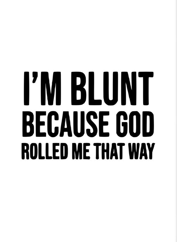 Im Blunt Decal - Etsy
