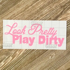 Look Pretty Decal - Etsy