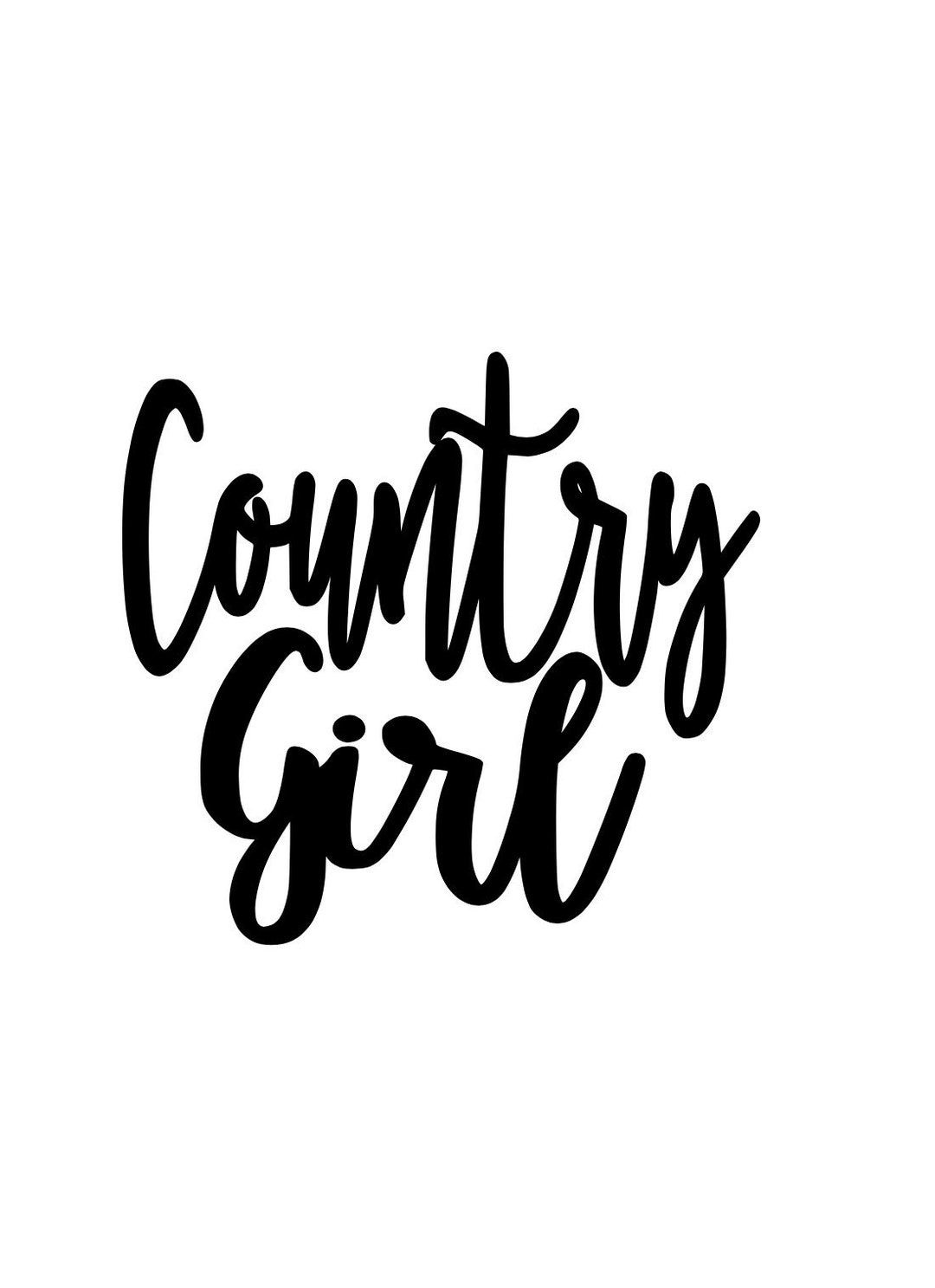 Country Girl Decal - Etsy