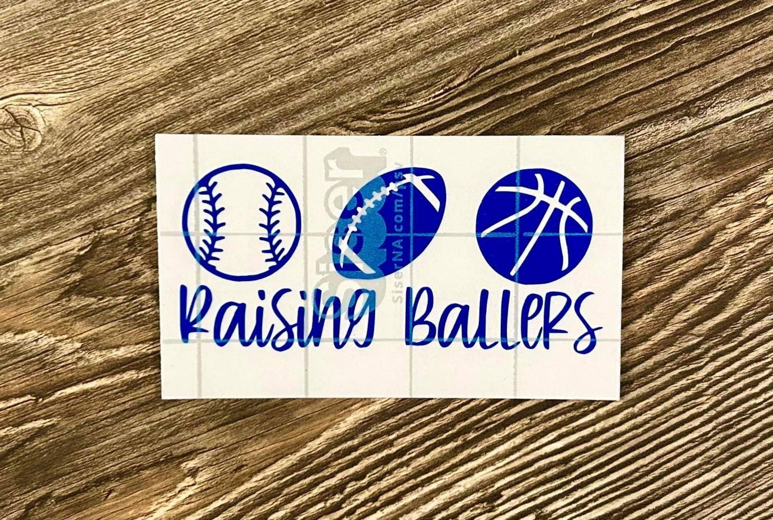 Raising Ballers Decal - Etsy
