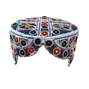 Handmade Pakistani Sindhi Topi / Cap / Hat With Mirrors Men's ...