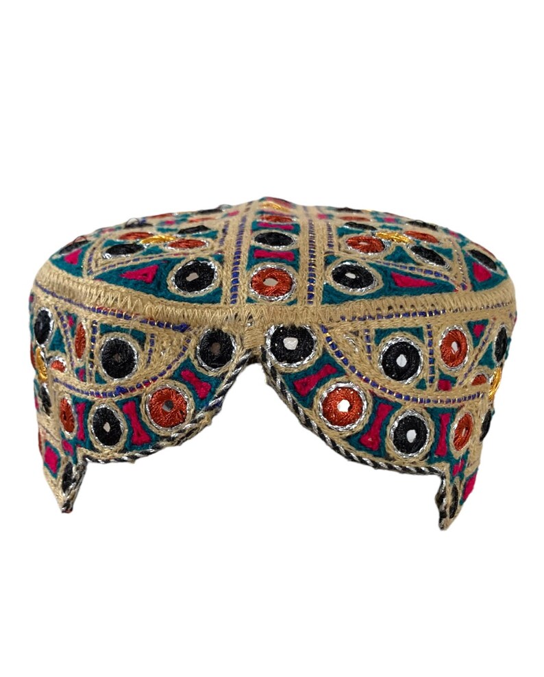 Handmade Pakistani Sindhi Topi / Cap / Hat With Mirrors Men's ...