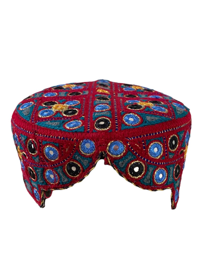 Handmade Pakistani Sindhi Topi / Cap / Hat With Mirrors Men's ...