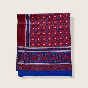 Cotton Block-printed Traditional Sindhi Ajrak Neck Wrap/scarf/shawl ...