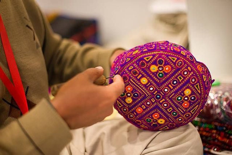 Handmade Pakistani Sindhi Topi / Cap / Hat Size Medium - Etsy
