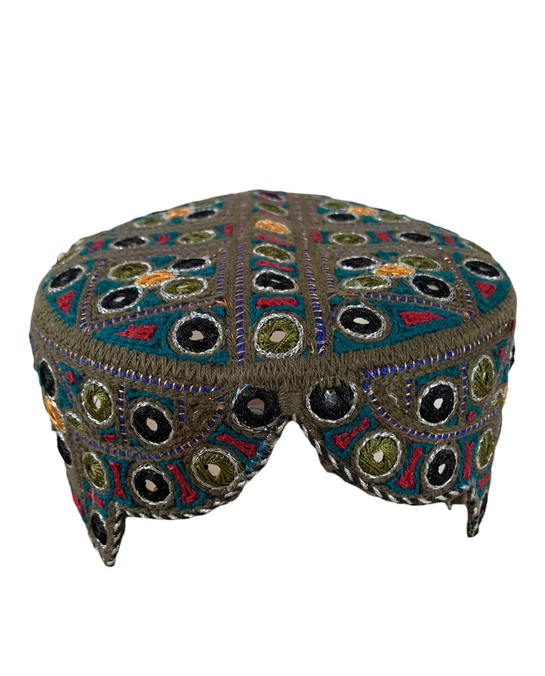 Handmade Pakistani Sindhi Topi / Cap / Hat With Mirrors Men's ...
