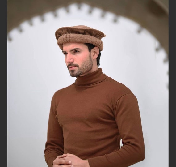 WOOL Original Pakol chitrali Winter Cap Handwoven Premium - Etsy