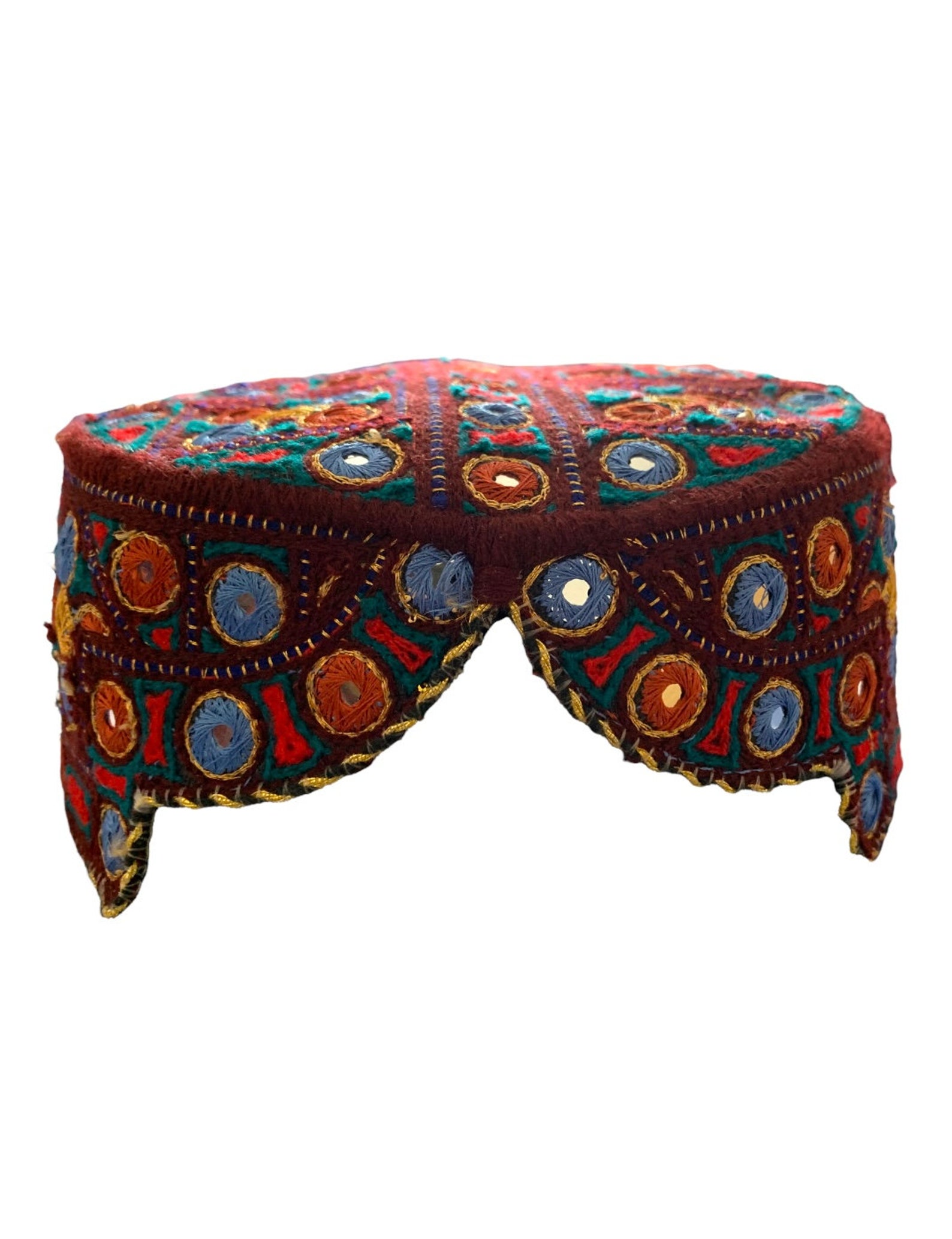 Handmade Pakistani Sindhi Topi / Cap / Hat With Mirrors Men's ...