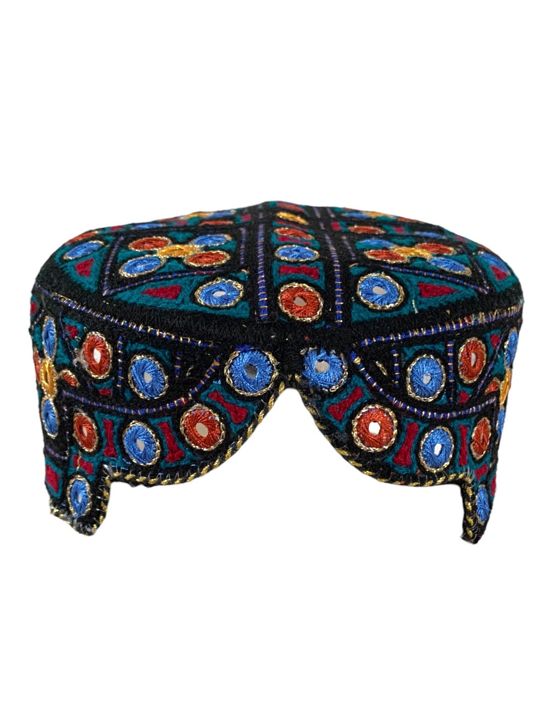 Handmade Pakistani Sindhi Topi / Cap / Hat With Mirrors Men's ...