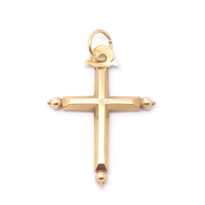 French Antique Cross 18k - Etsy