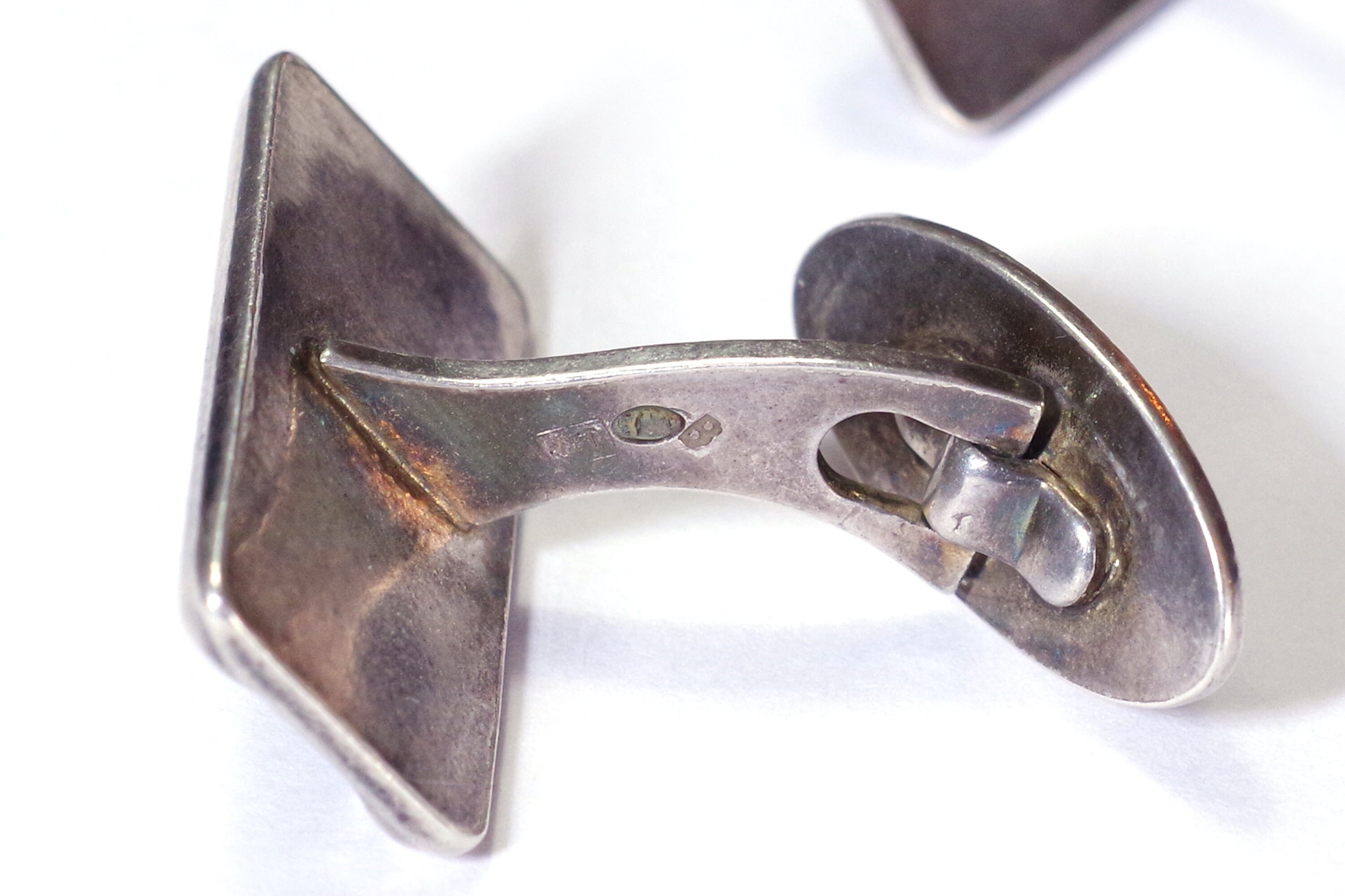Modern Silver Cufflinks for Men, Jewel for Men, Pre-owned Cufflinks ...