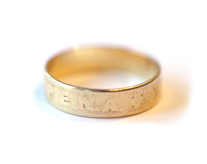 Basque Wedding band in 18 Karat Gold, Souvenir Ring, Orhoitzapena ...