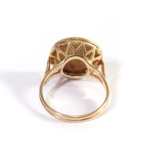 Mid Century Augis Ring in 18k Gold, Augis Love Medal, Vintage Ring ...