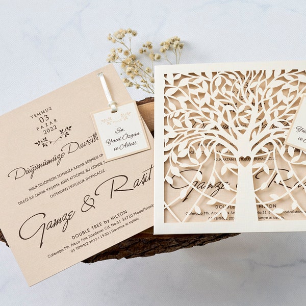 Tree Wedding Invite - Etsy