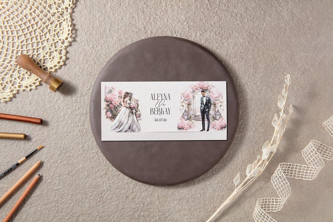 Sliding Bride and Groom Wedding Invitation - Etsy