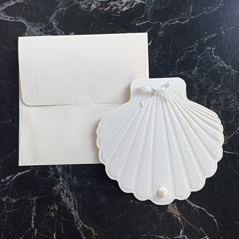 Seashell Invitations - Etsy