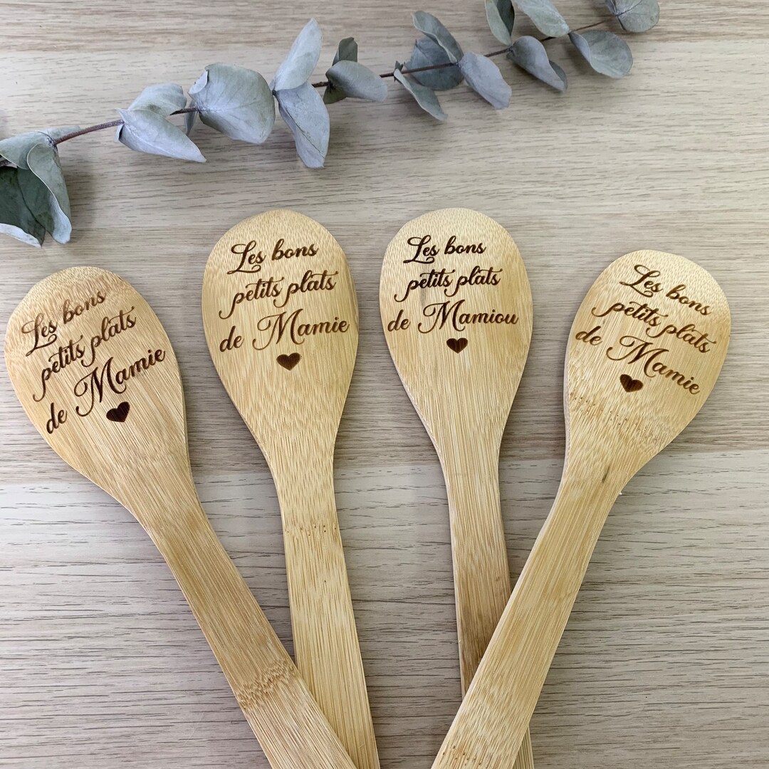 Customizable Wooden Kitchen Spoon - Grandmother's Day, Mom. - Etsy