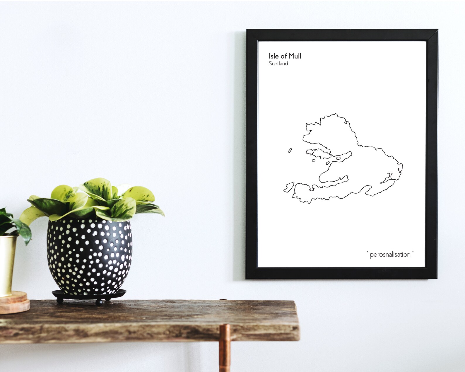 Isle of Mull Print | Map | Island | Scotland | Gift | Print - Etsy