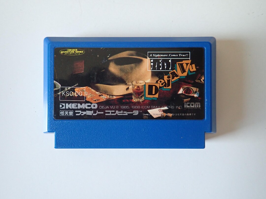 ENG DEJA VU Uncensored English Version Famicom Original Cart Nintendo Nes Ntsc Fc T-eng ...