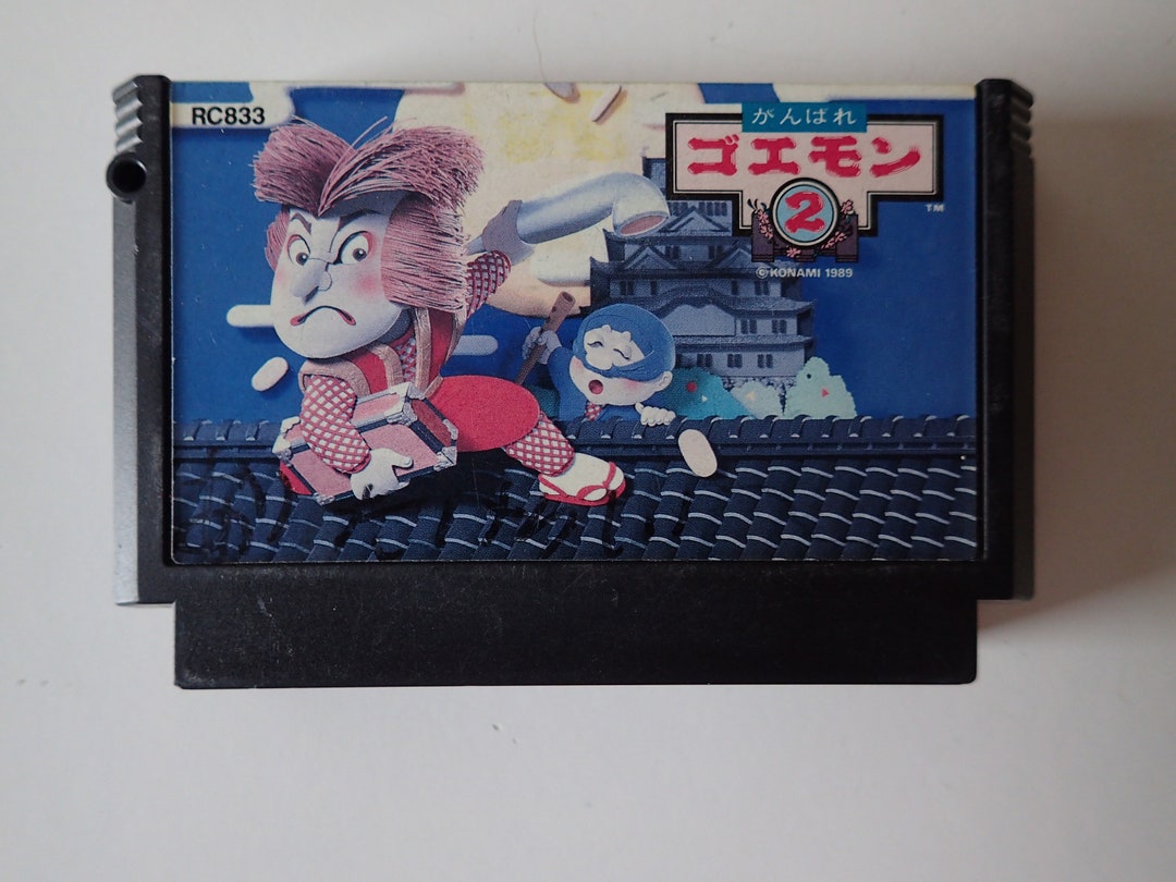 ENG GANBARE GOEMON 2 English Translated Famicom Nintendo Nes Ntsc ...