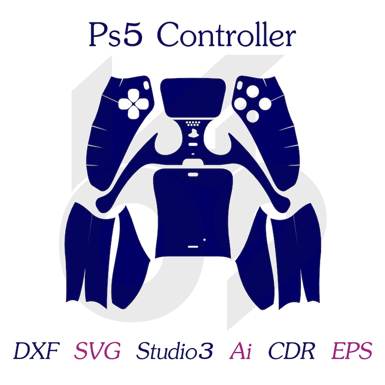 Ps5 Controller Full Cutting Template for Circuit Plotter | Etsy