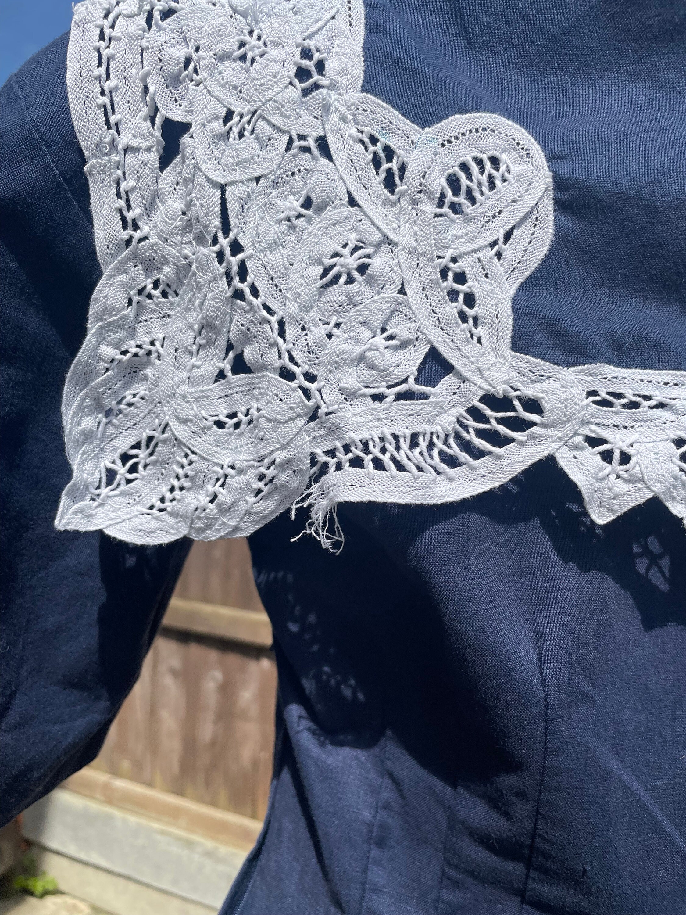 Vintage Laura Ashley Navy Sailor Dress - Etsy