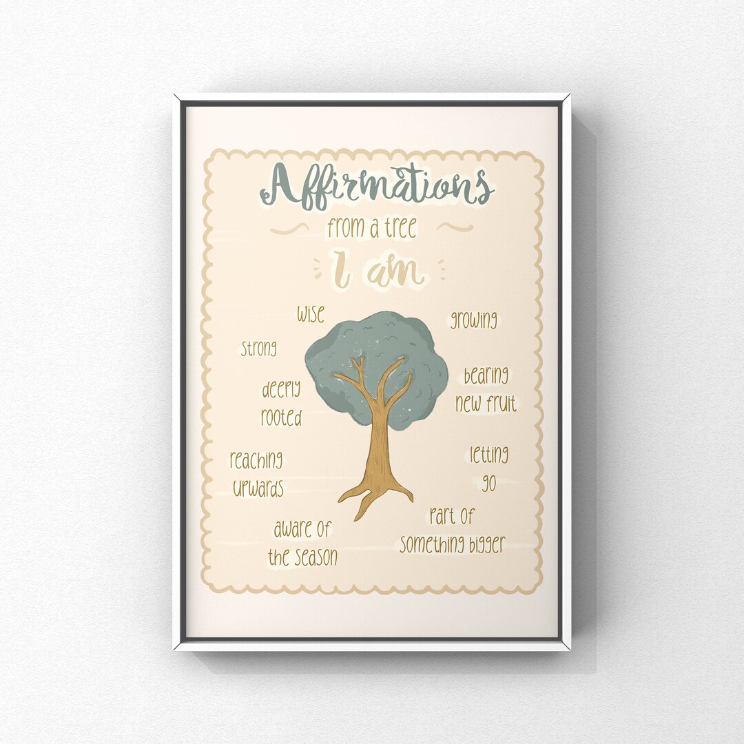 Affirmations From a Tree - Etsy