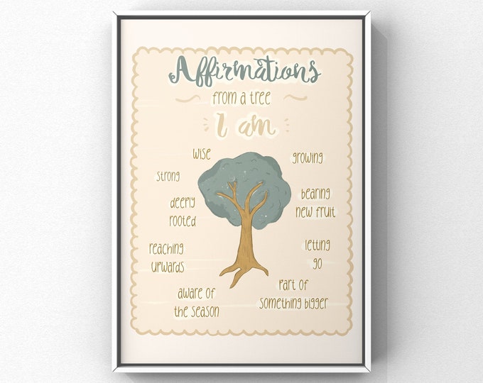 Affirmations From a Tree - Etsy