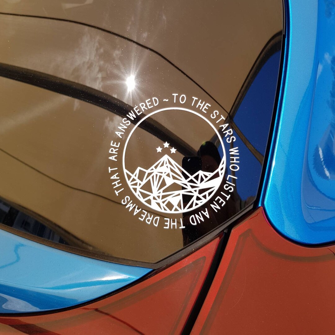 Velaris Car Decal - ACOTAR - Etsy