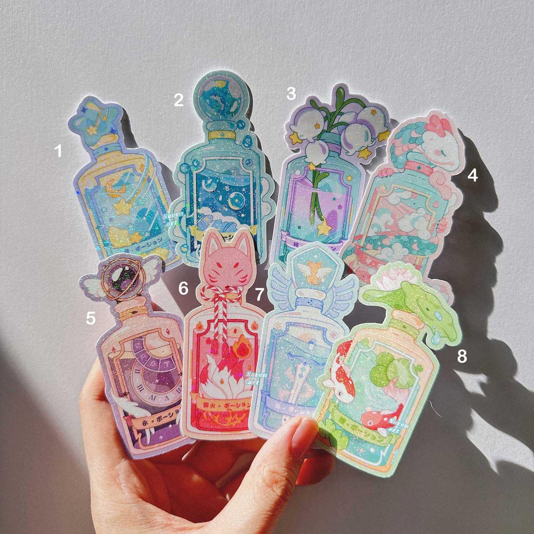 Sticker, 2.0 Magic Potions, Weatherproof Vinyl Sticker Paper Decal, Die ...