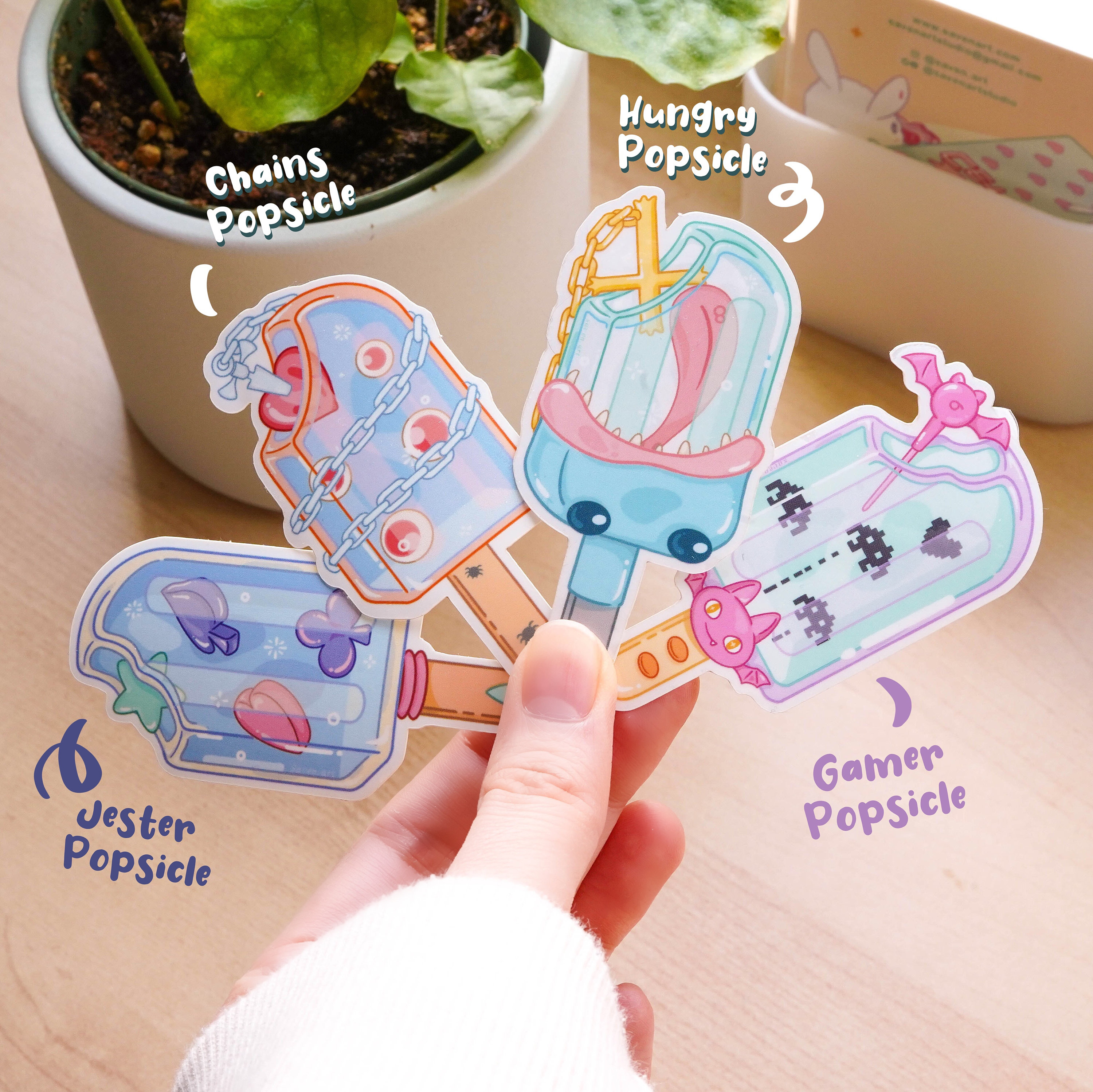 Popsicles Die Cut Sticker Weather Resistant Bumper Stickers Paper etna ...