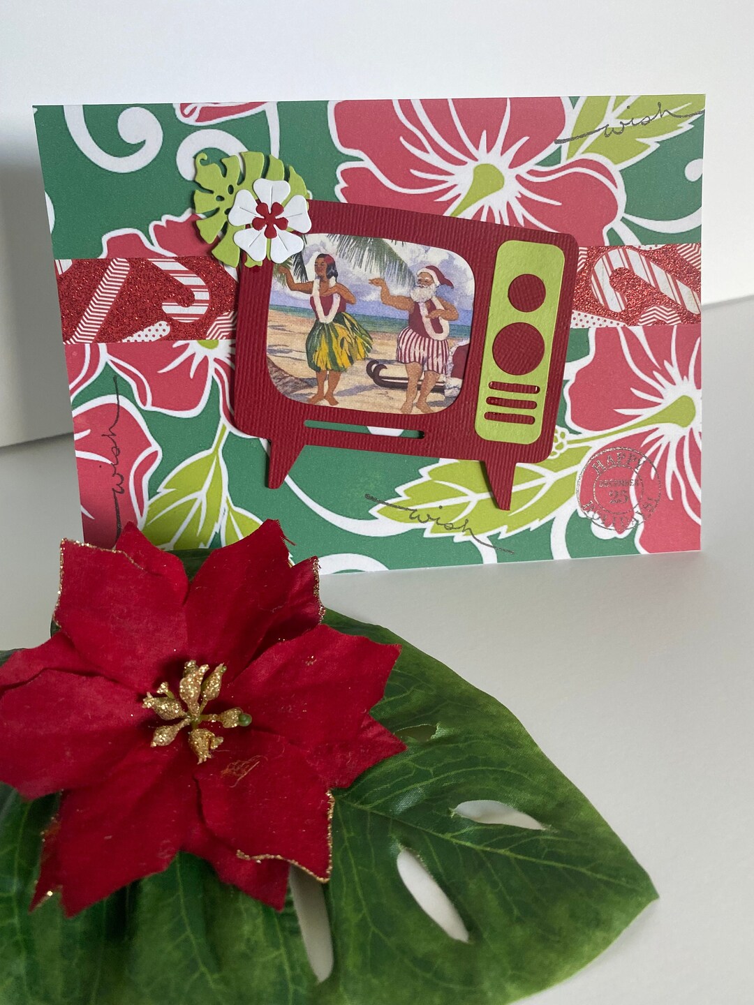 Hawaiian Hula Santa, Mele Kalikimaka, Jolly Old Saint Nick, Aloha ...