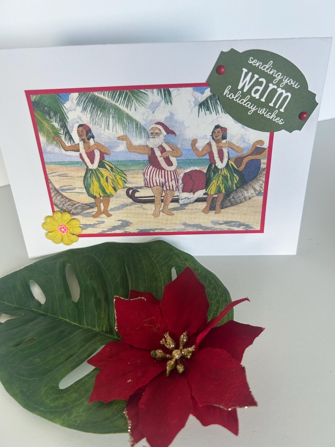 Hula Santa Christmas, Hula Dancers Christmas, Merry Bright, Warm ...